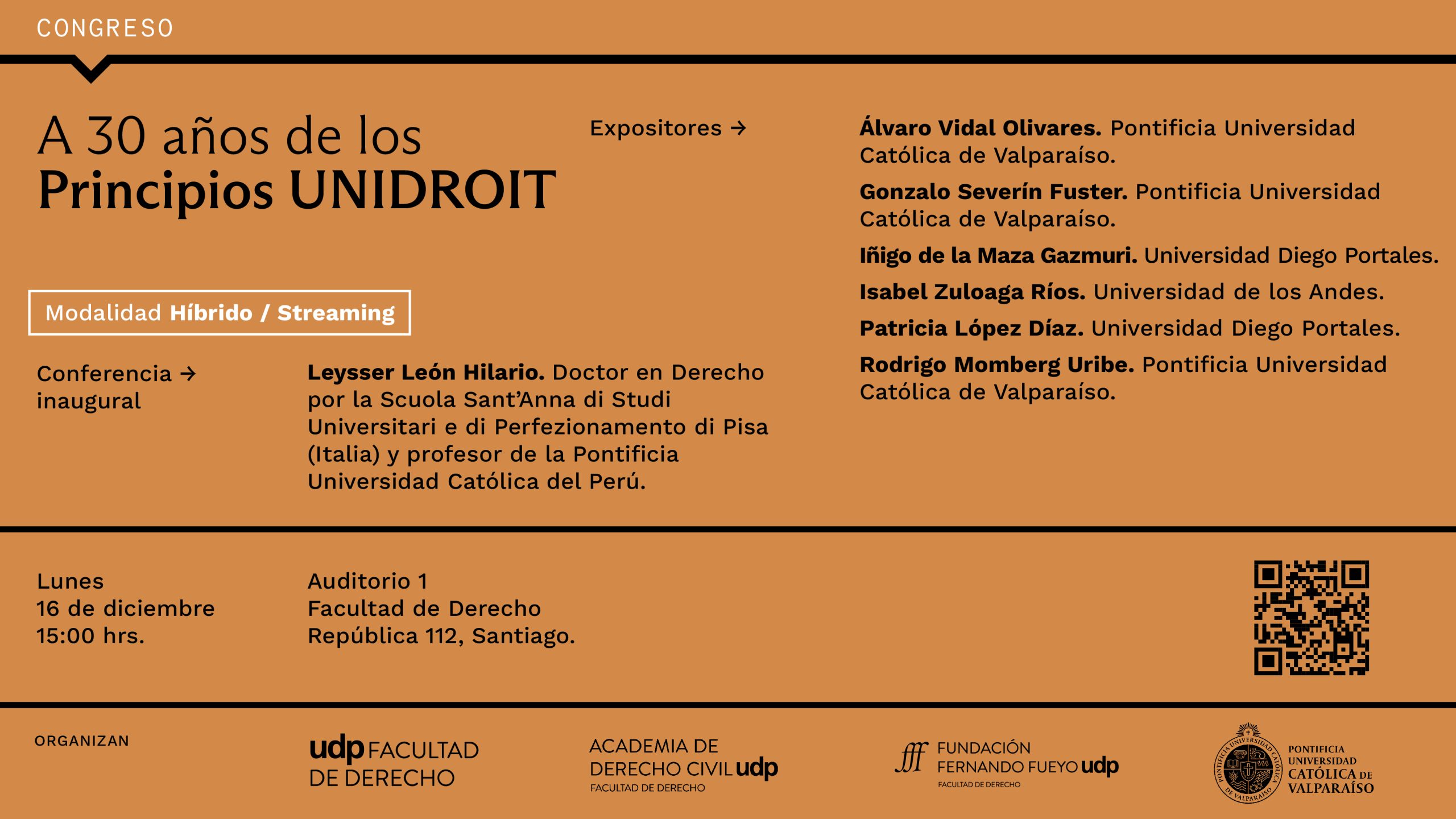 Congreso “A 30 años de los Principios UNIDROIT” – Academia de Derecho ...